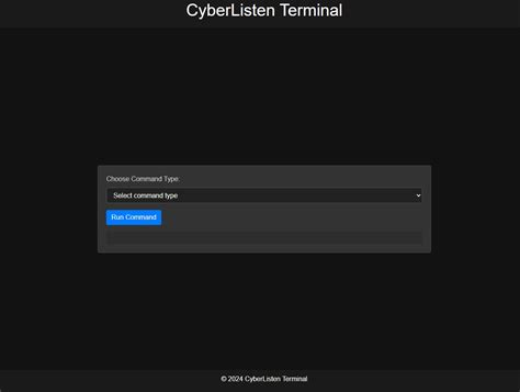 Github Scarybyte Labkali Interface Cyberlisten Terminal Is A Web