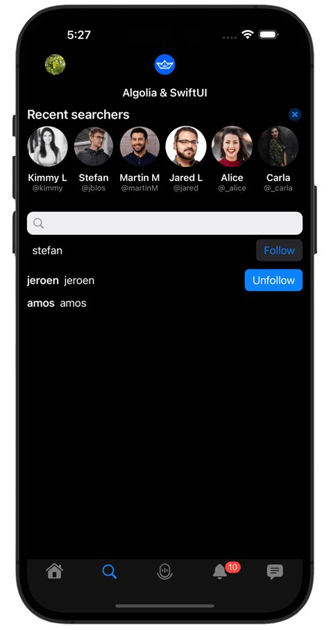 Searching And Following Users With Algolia