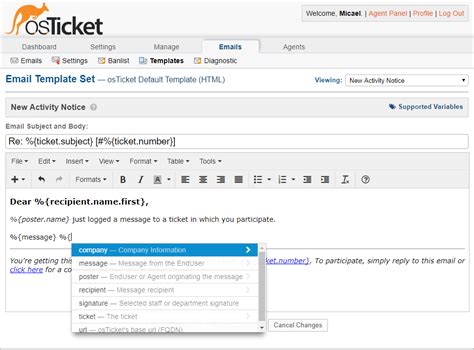 Github Micke1101osticket Plugin Tinymce