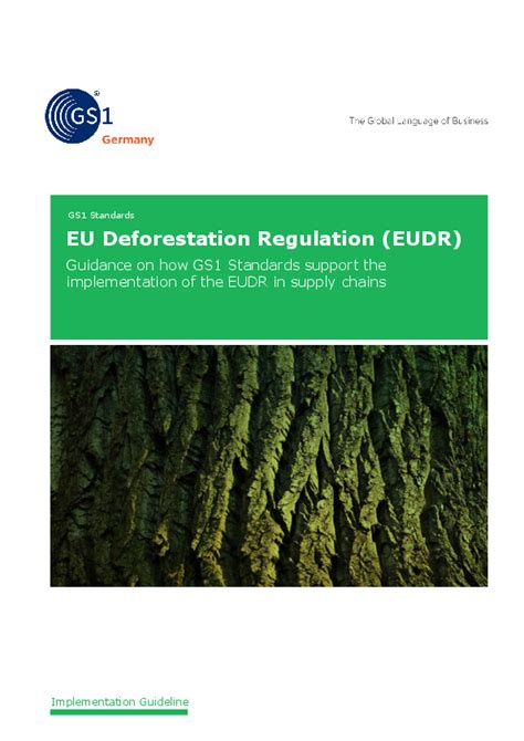 Eudr Compliance Mit Gs1 Standards Und Digitalen Tools