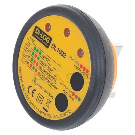 Dilog Dl1092 Socket Tester W Rcd And Earth Voltage Test