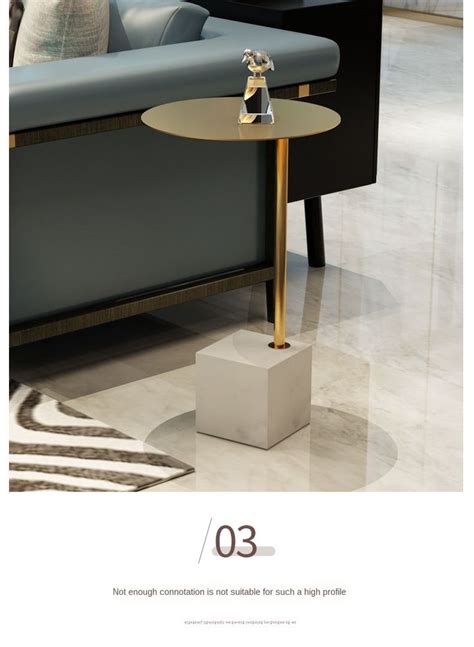 Скандинавский мраморный Маленький журнальный столик для гостиной Ins простой современный