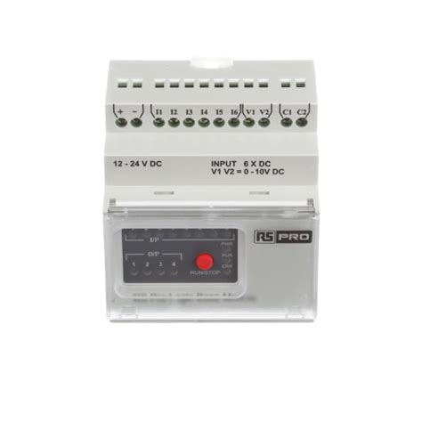 rs pro 9176377 logic module 8 input 4 output modbus networking computer interface digital