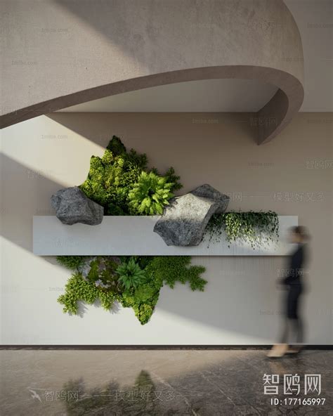 Modern Plant Wall Sketchup Model Download Model Id177165997 1miba