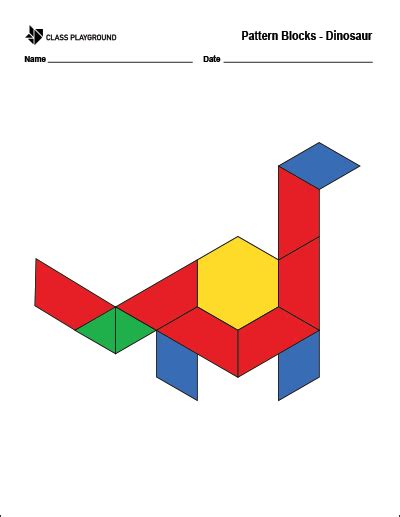 Pattern Blocks Class Playground Worksheets Library