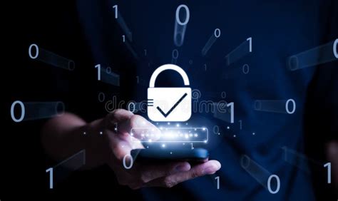 Cybersecurity Privacy Of Data Protection Businessman Using Mobile