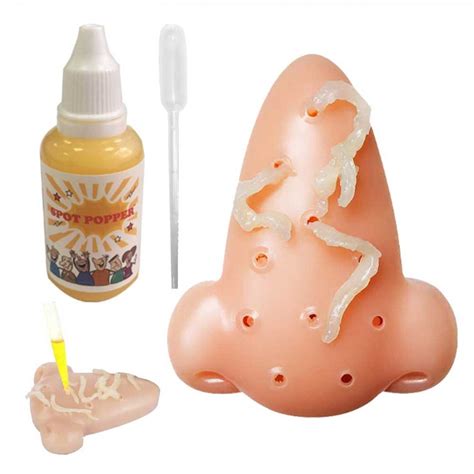 Pimple Popping Toy Pimple Popper Toy Funny Nose Stress Relief Pimple Popping Shopee Malaysia