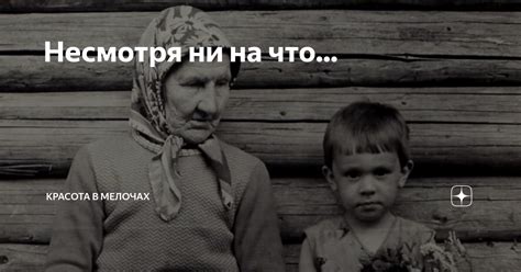 Несмотря ни на что КРАСОТА В МЕЛОЧАХ Дзен