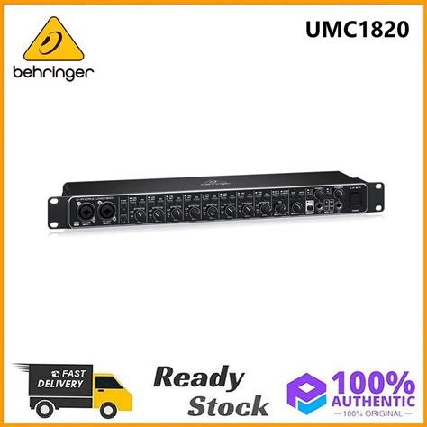 Behringer UMC1820 USB Audio Interface Audiophile 18x20 24 Bit 96 KHz USB Audio MIDI Interface