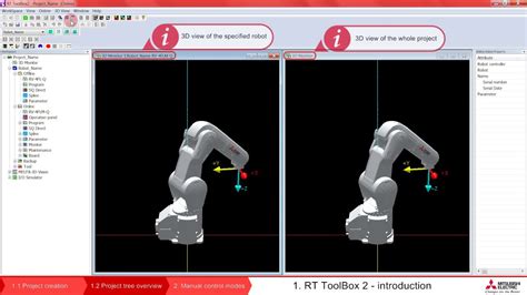 Robot Melfa Programming Lesson 12 Project Tree Overview Youtube