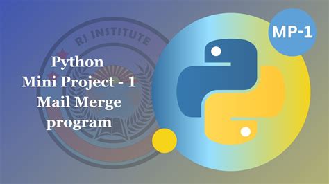 Python Mini Project Mail Merge Program Python Basics For Beginners Miniproject01 Python
