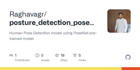 Github Raghavagrposturedetectionposenet Human Pose Detection Model Using Posenet Pre