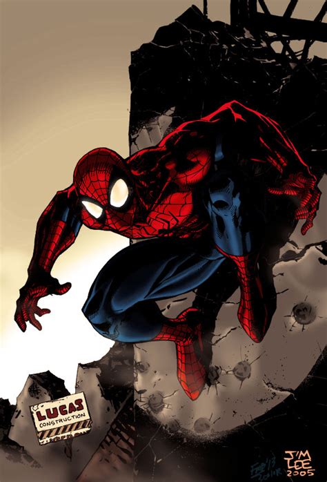 Spider Man By Jim Lee Colored By Kyomusha On Deviantart