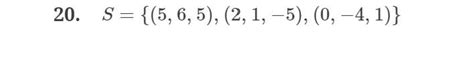 Solved Spanning Sets In Exercises 19 20 21 22 23 And