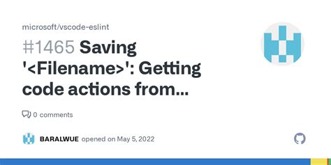 saving getting code actions from eslint · issue 1465