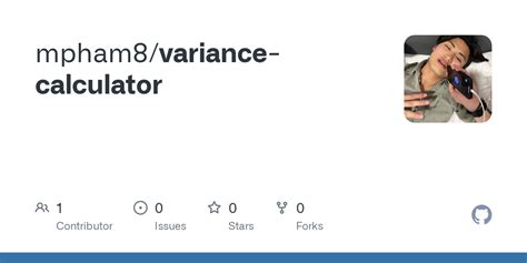 GitHub Mpham Variance Calculator