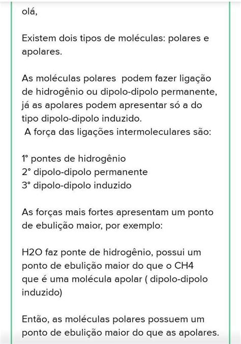 5 O Que São Moléculas Polares Como A Polaridade Afeta As Propriedades