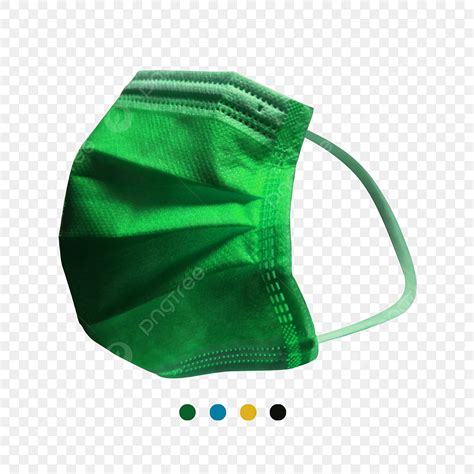 Surgical Mask Clipart Hd Png Flat Surgical Mask 4 Color For Medical