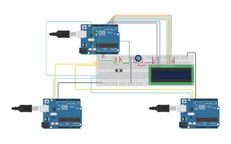 Circuit Design Comunicazione I2c Con Implementazione Lcd Tinkercad