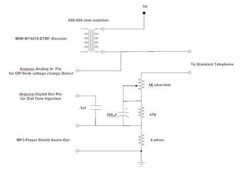 Landline Phone As Input Interface To Arduino Device Hacking Arduino