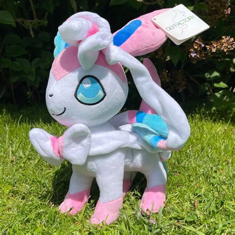 Fakie PokÉmon Sylveon Eevee Eeveelutions Soft Plush Toy Doll Figure Card Game £19 99 Picclick Uk