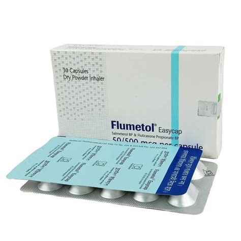 Flumetol Inhalation Capsule 50 Mcg 500 Mcg Salmeterol Fluticasone