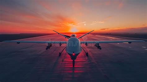 Military Utilizes Drones For Surveillance And Strikes In Cyber Command Centers Concept Military