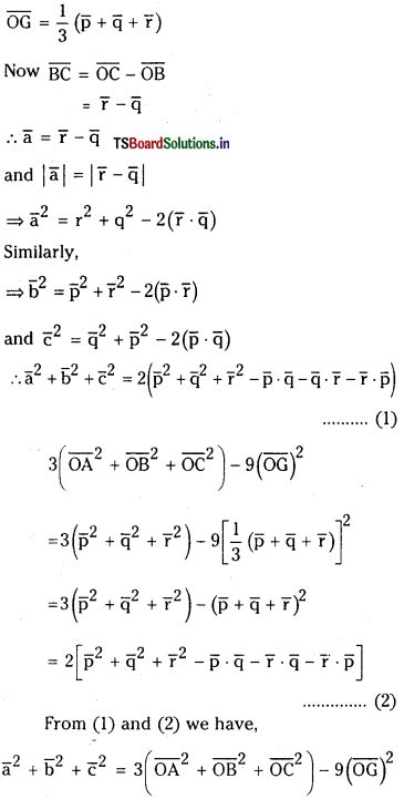 Ts Inter 1st Year Maths 1a Solutions Chapter 5 Products Of Vectors Ex 5 A Ts Board Solutions