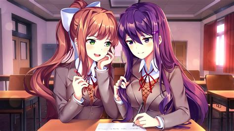 Yuri X Monika Reflection Doki Doki Literature Club Plus Side Stories Nintendo Switch Youtube