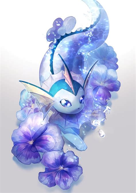 Vaporeon Pokemon Drawn By Eko Wk Egg Danbooru
