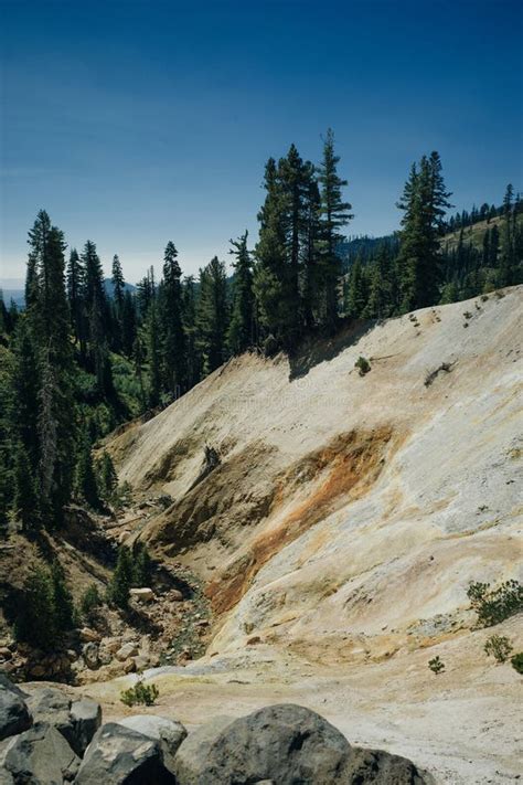 Bumpass Hell Boardwalk Trail At Lassen Volcanic National Park