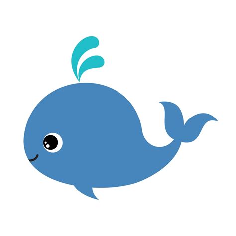 Whale Single Clipart Whale Graphic Digital Images Instant Download