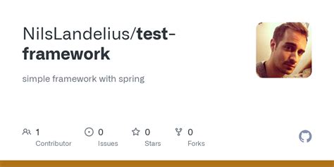 Github Nilslandelius Test Framework Simple Framework With Spring