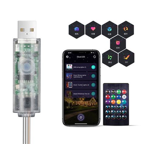 Mini Ir Bluetooth Usb Controller For Colored Led String Lights Fairy Curtain Lights Confull Bt