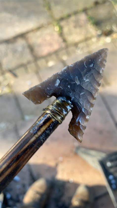 Barbed And Tanged Flint Tipped Arrows Etsy