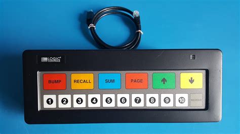 Amazon Com Logic Controls KB1700 17 KEY Programmable KEYPAD BUMP BAR Black USB KB1700U PI