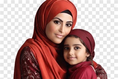 히잡을 쓴 이슬람 어머니 Png 일러스트 Psd 및 클립 아트에 대한 무료 다운로드 Pngtree