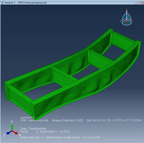 Negative Buckling Eigenvalue Abaqus Abaqus And Extended Products Goengineer Community
