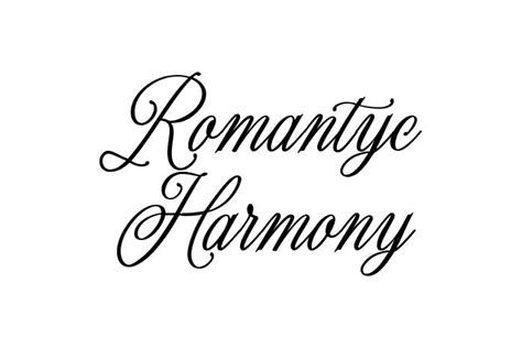 Romantyc Harmony Font Free Font Download