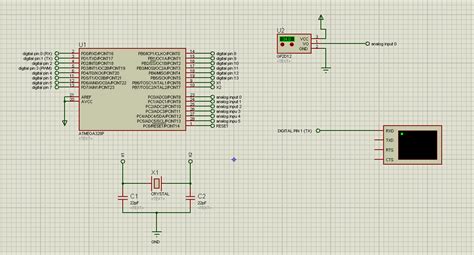 Arduino Gp2d12的proteus仿真 Arduino