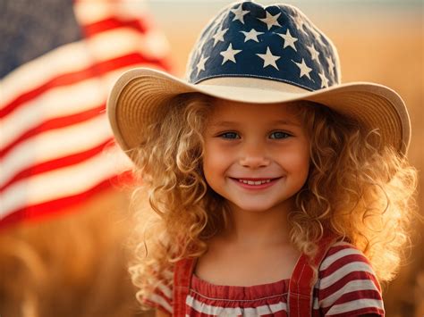 Download Girl Usa Usa Flag Royalty Free Stock Illustration Image