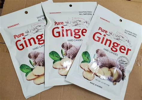 Pure Ginger Hard Candy3 Bags