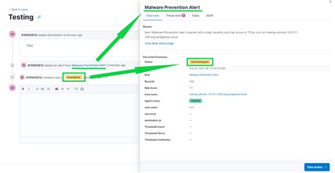 Security Solution If A Case Is Marked As In Progress The Synced