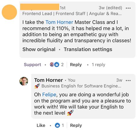 Businessenglish Softwareengineer Career Tom Horner