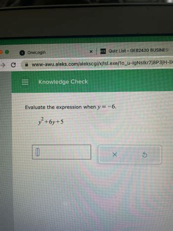 Answered Evaluate The Expression When Y Y Y Bartleby