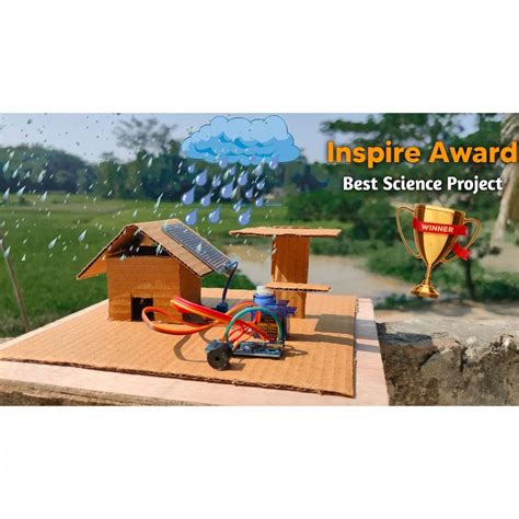 Inspire Award Project Using Rain Sensor School Project Models Wood At