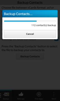 Import Export Contacts 联系人导入导出 Blackberry 反斗限免