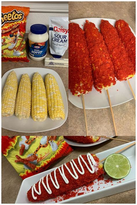 Elote Con Hot Cheetos 🌽🌶 Yummy Comfort Food Junk Food Snacks Food