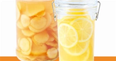 젊어지려면 하루 한 번 레몬 식초와 초생강을 먹어라