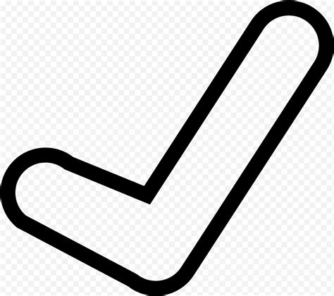 확인 표시 기호 확인란 기호 기호학 선 Png Klipartz